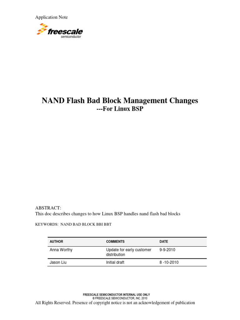 NAND Flash Bad Block Management | PDF | Flash Memory | Computer Science