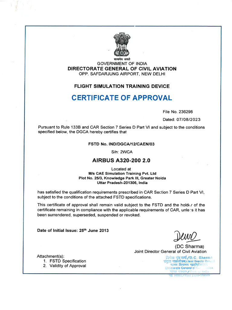 GN 2WCA Approval and NSP Form 01 | PDF