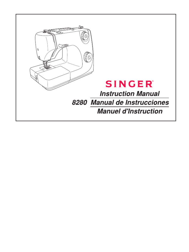 Manual Singer 8280 | PDF