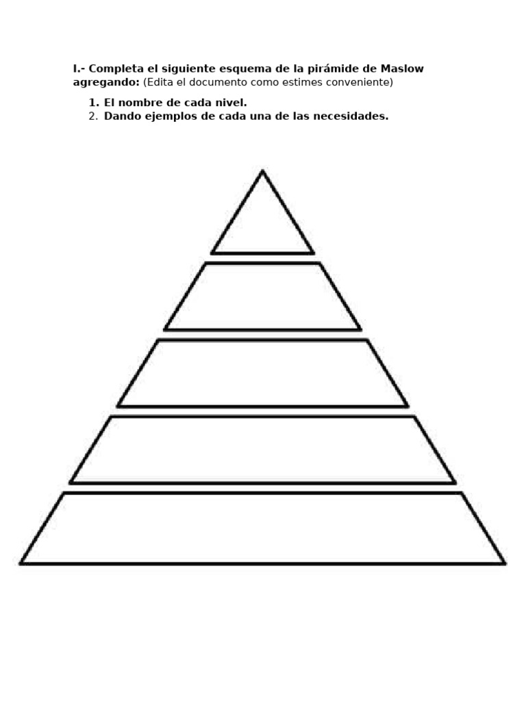 Completa Pirámide de Maslow | PDF