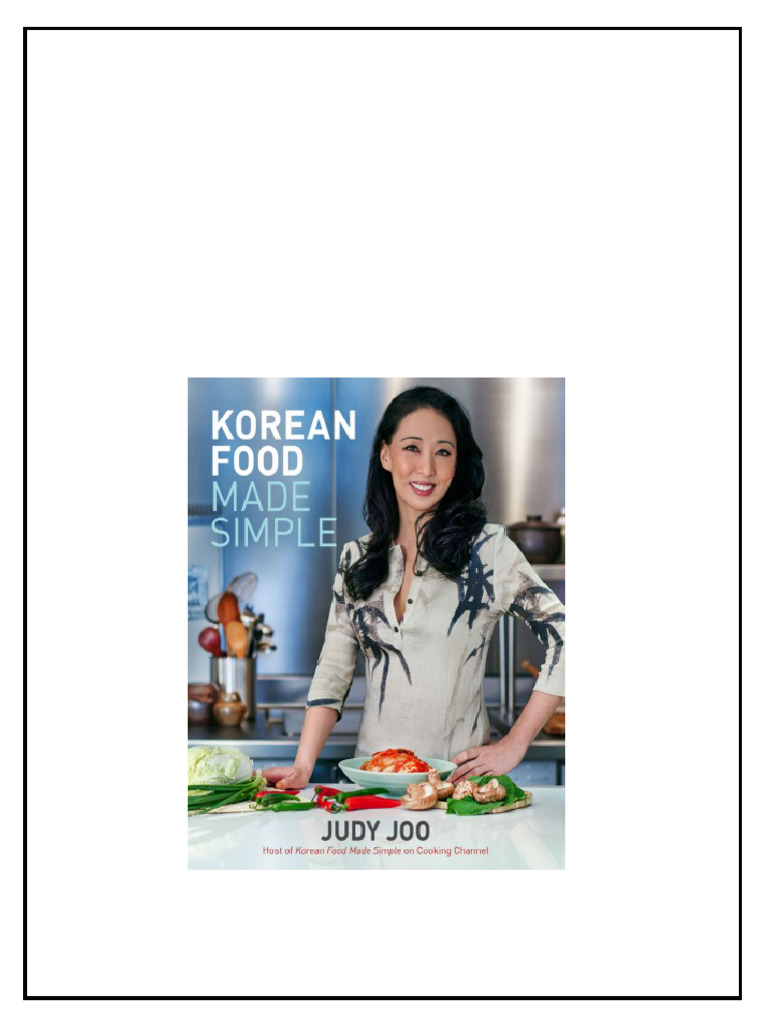 Korean Food Made Simple Judy Joo instant download | PDF