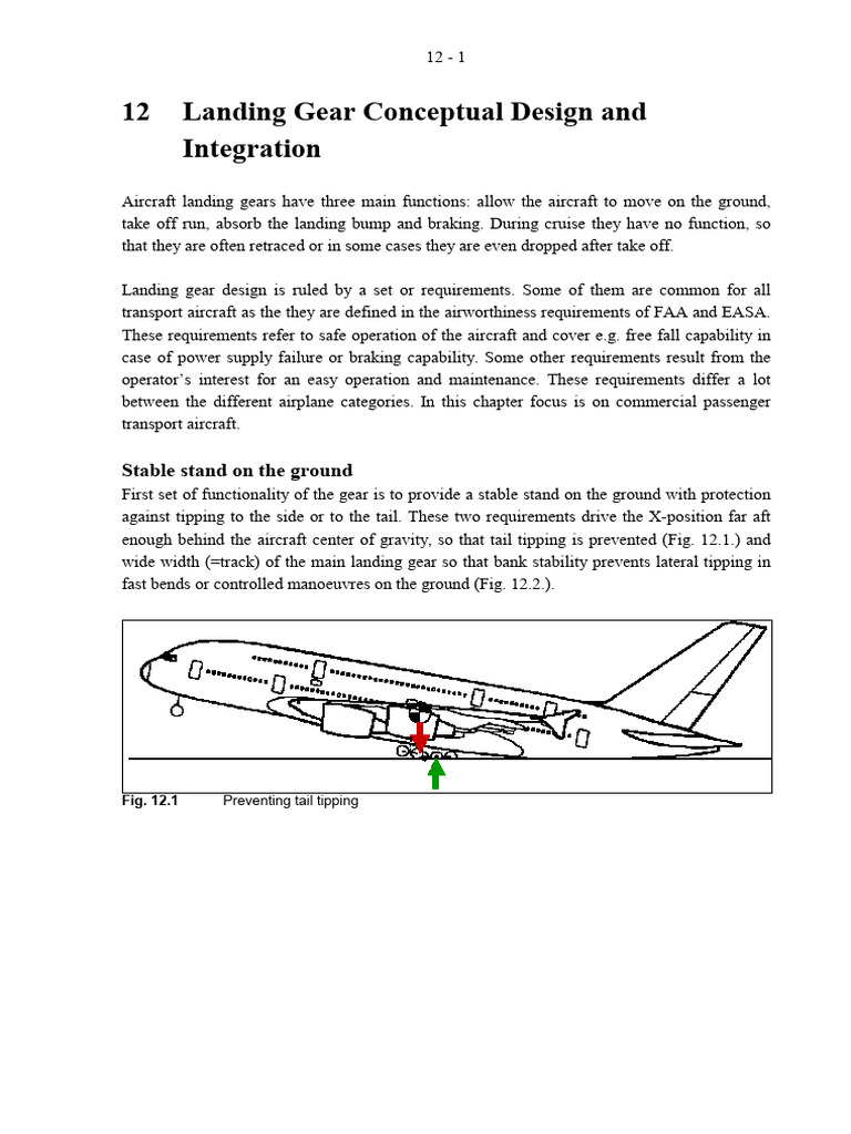 Aircraft Landing Gear Design Overview | PDF | Landing Gear | Aircraft