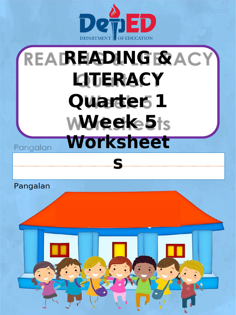 Reading & Literacy Quarter 1 Week 5 Worksheet S: Pangalan | PDF