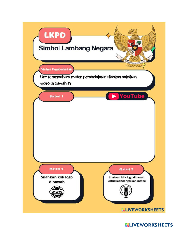 LKPD Simbol Lambang Negara | PDF