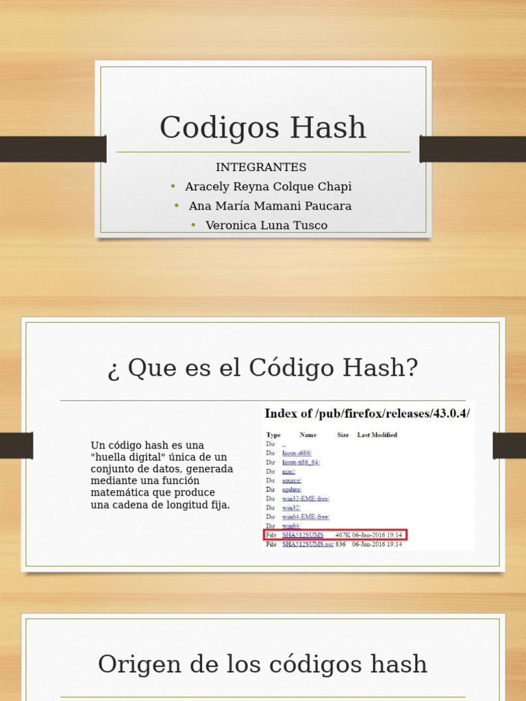 Introducción a los Códigos Hash | PDF