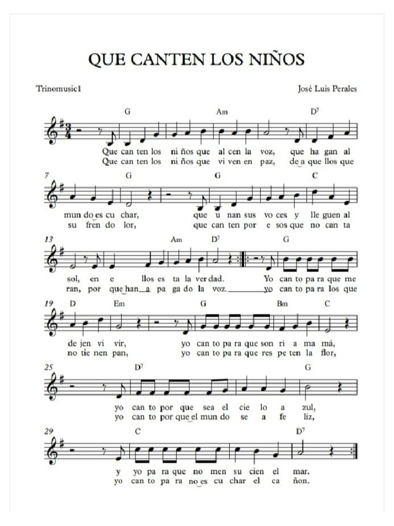 Que Canten Los Niños y Perritos | PDF