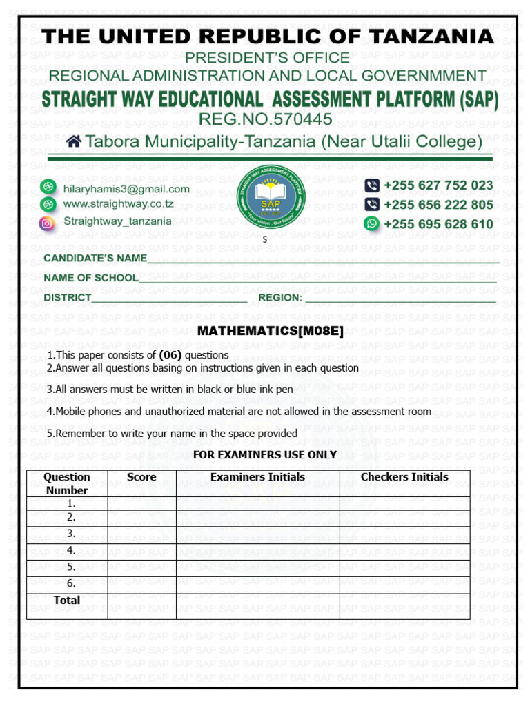 Bonus Math IV (Mo8e) July 2025 | PDF | Numbers | Mathematics