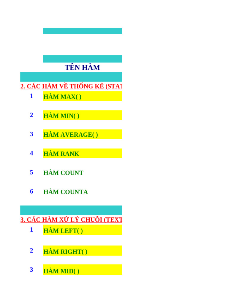 Bt Ham Thongke & Chuoi | PDF