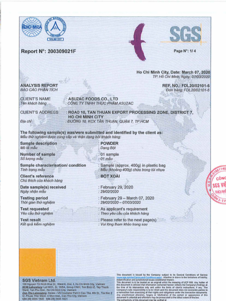 B T Xoài (200307) | PDF