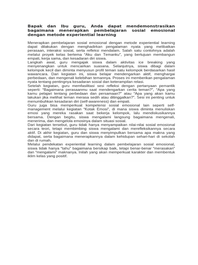 Refleksi 4 | PDF