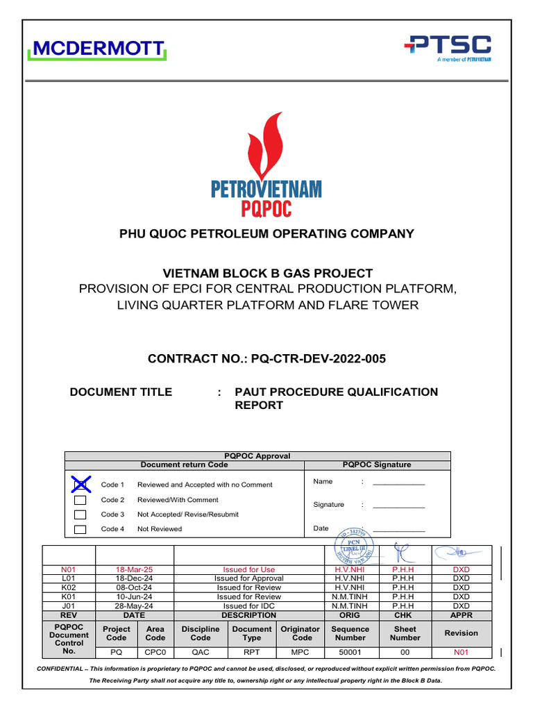 PQ Cpc0 Qac RPT MPC 50001 00 - n01 Paut Procedure Qualification Report ...