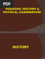 Pediatric History Taking Template | PDF | Childbirth | Prenatal Development