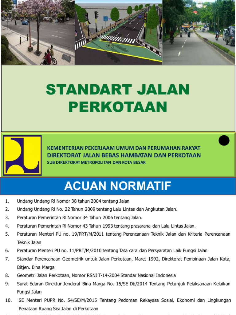 Standar Geometrik Jalan Perkotaan | PDF