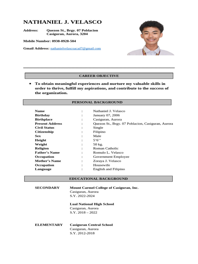 Portfolio Work Immersion | PDF | Knowledge