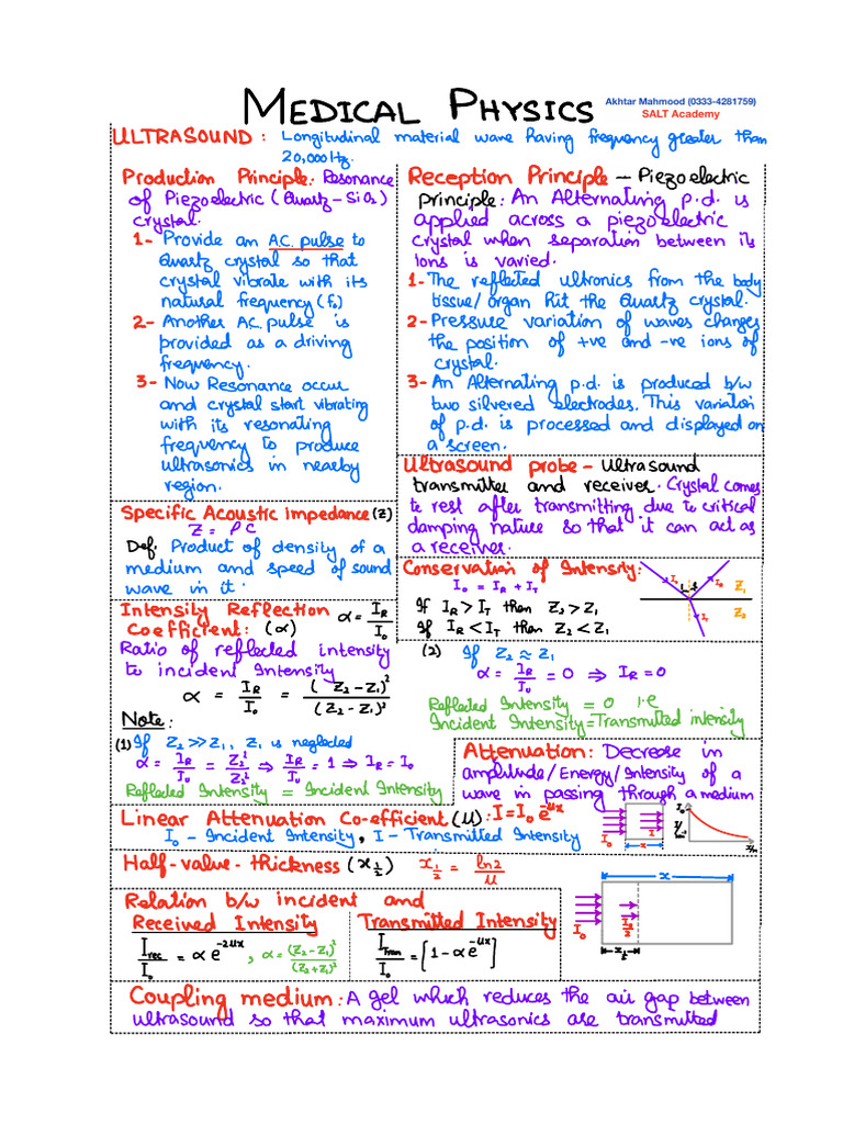 Medical Physics: X-Ray Analysis Guide | PDF | X Ray | Ct Scan