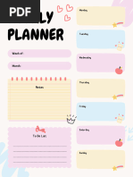 Onenote Weekly Planner Template | PDF