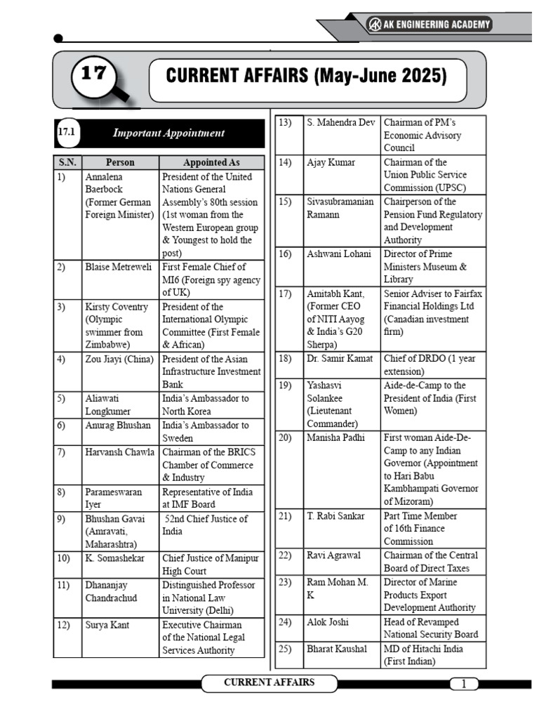 May June 2025 Current Affairs Notes Pdf 64488913 2025 07 12