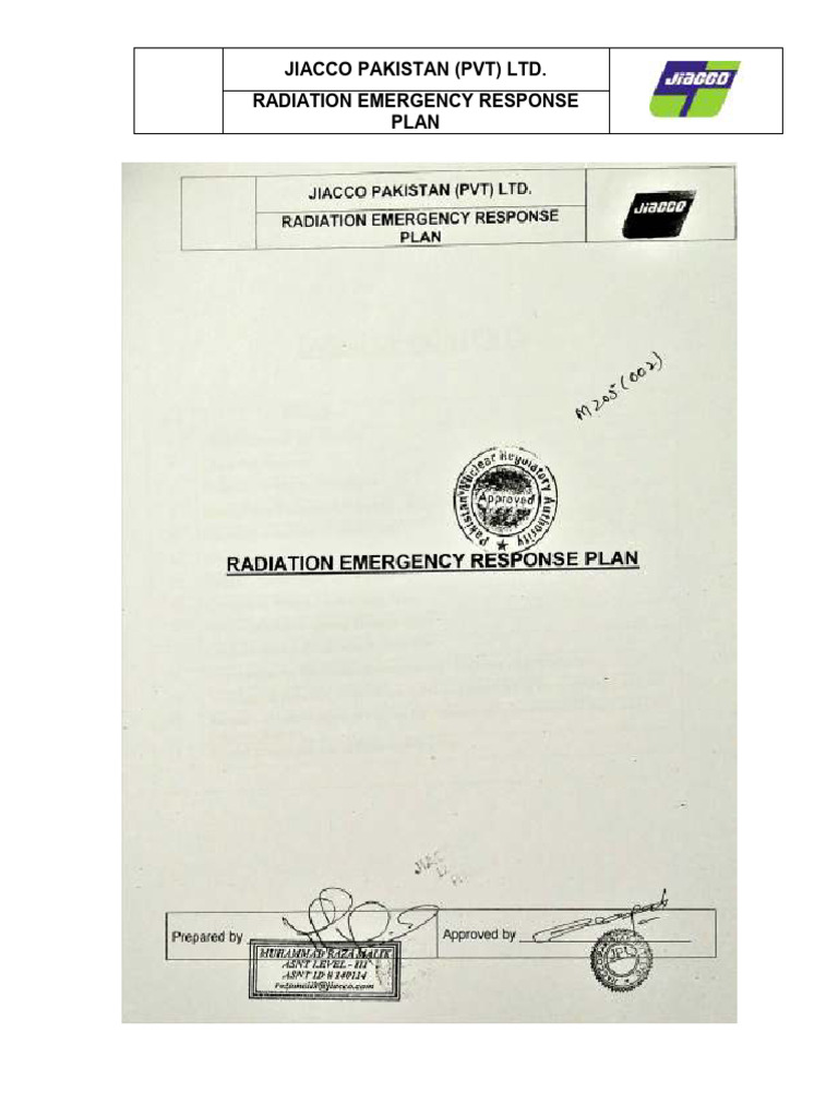 PNRA Role in Radiation Emergency Plan | PDF | Radioactive Contamination ...