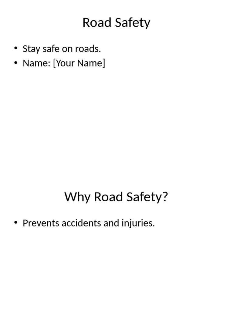 Road Safety | PDF