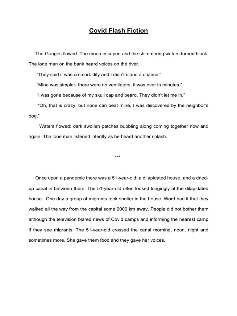 Covid Flash Fiction | PDF