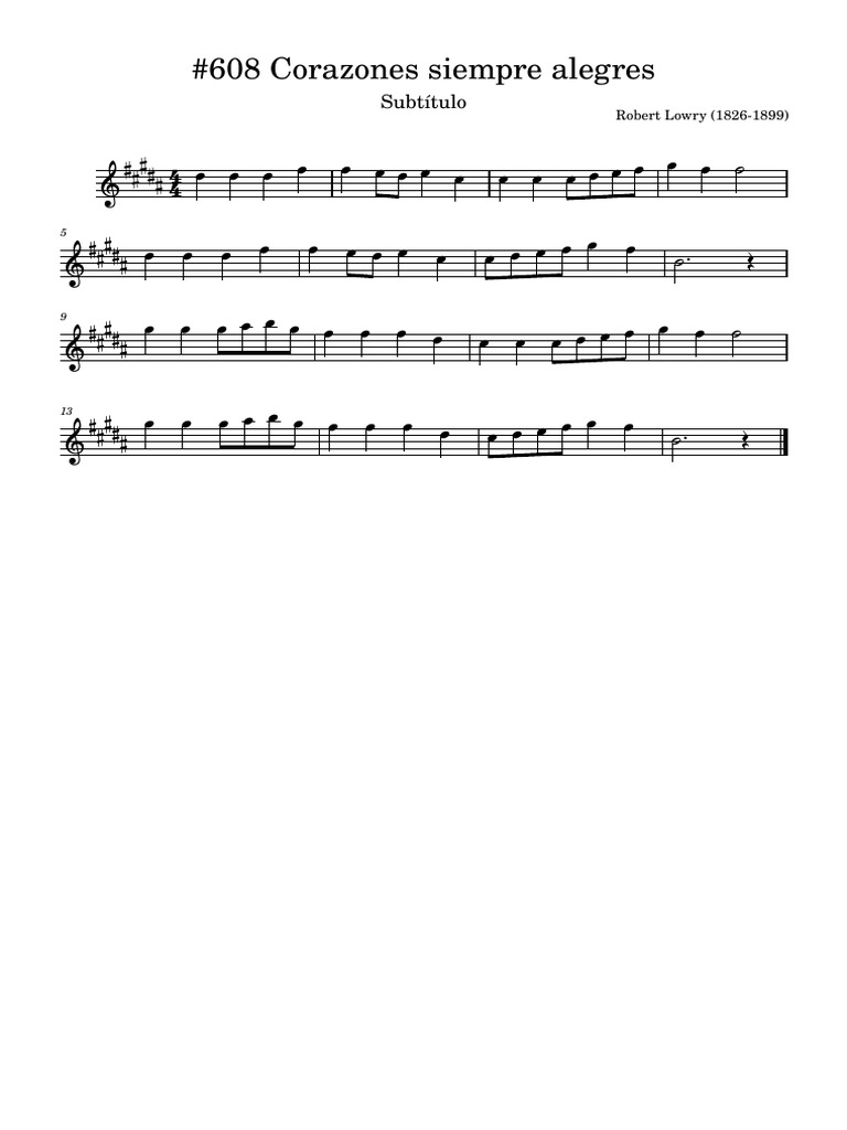 #608 Corazones Siempre Alegres | PDF