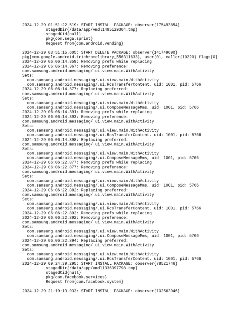 PM Debug Info | PDF | Android (Operating System) | Mobile Software