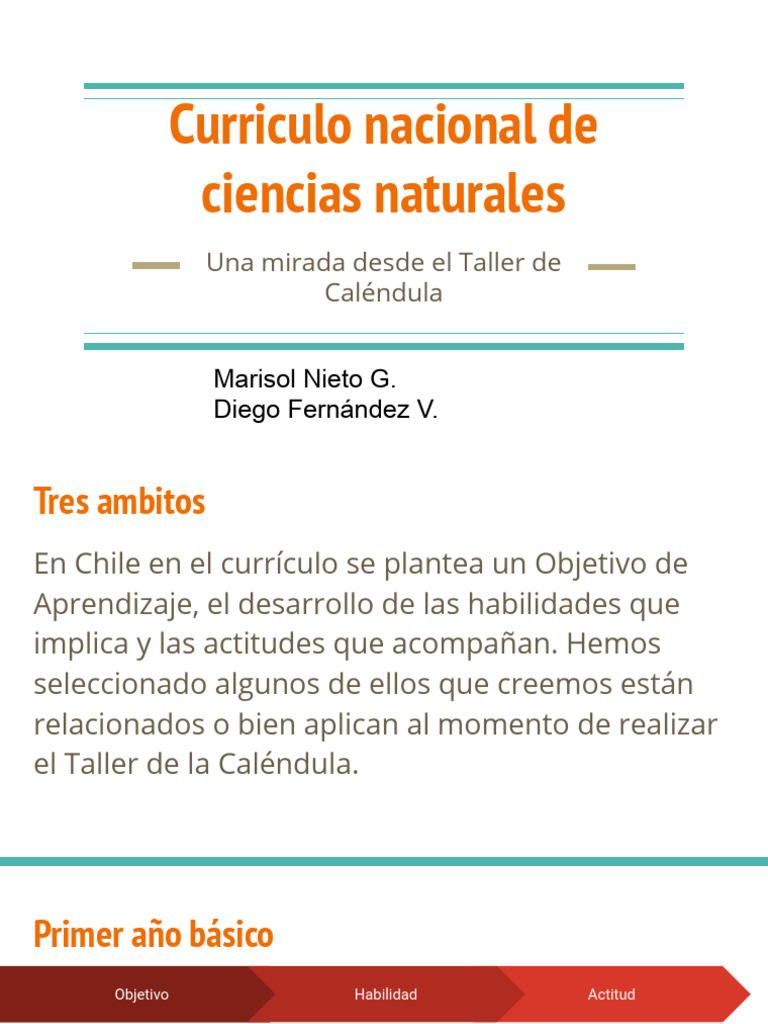 Currículo de Ciencias Naturales en Chile | PDF | Plantas | Química