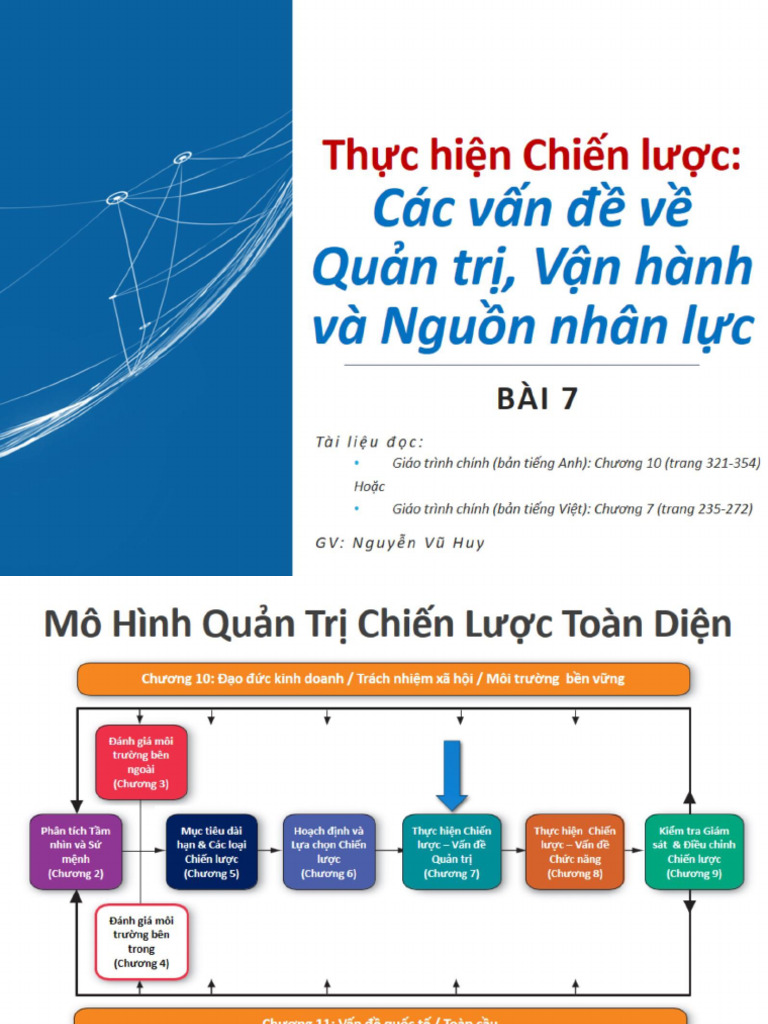 Lecture 7 - Implementing Strategies - Management Operations and Human ...