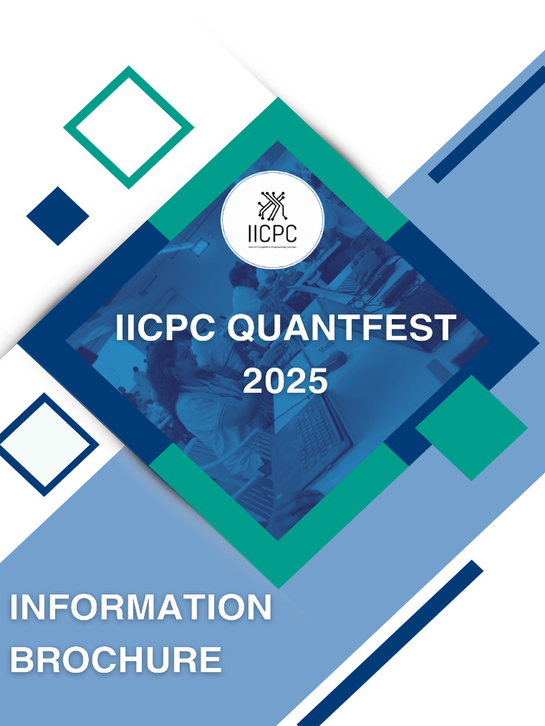 IICPC Quantfest-2025 Brochure | PDF | Advertising