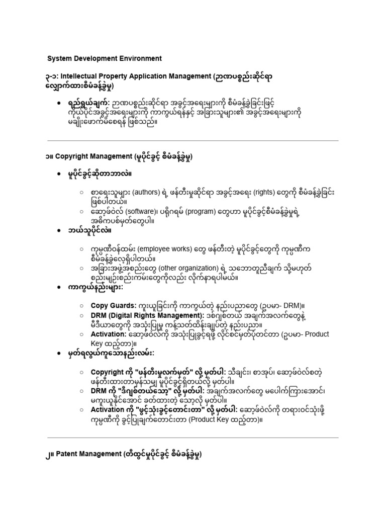 System Development Environment | PDF