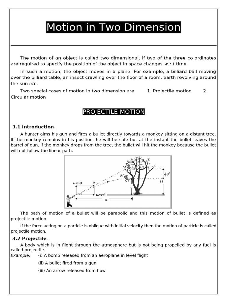 Oblique Projectile Motion Explained | PDF | Momentum | Projectiles