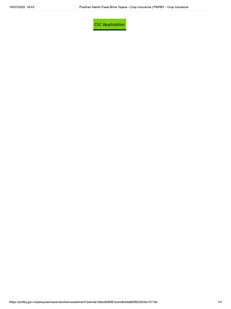 CSC Application | PDF