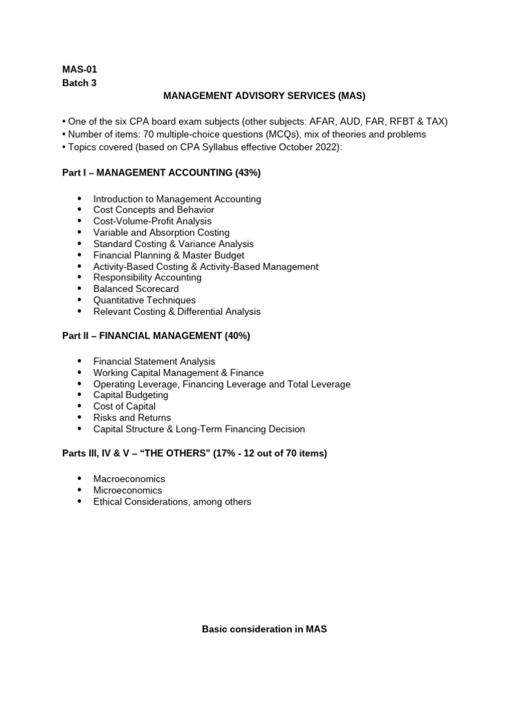 Module 1 Intro To Management Acctg | PDF | Management Accounting ...