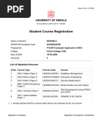SLCM - Keralauniversity.ac - in Fyugp StudMarksheetPrint | PDF | Educational Assessment And ...