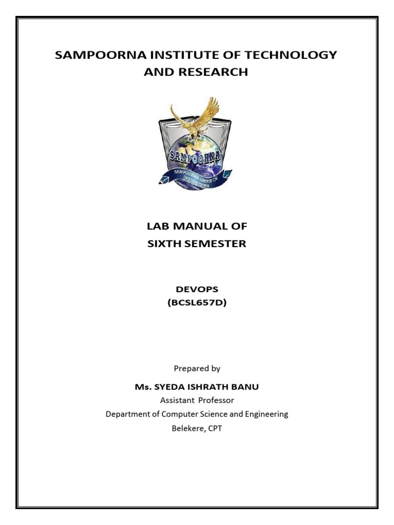 DEVOPS LAB M - Removed | PDF