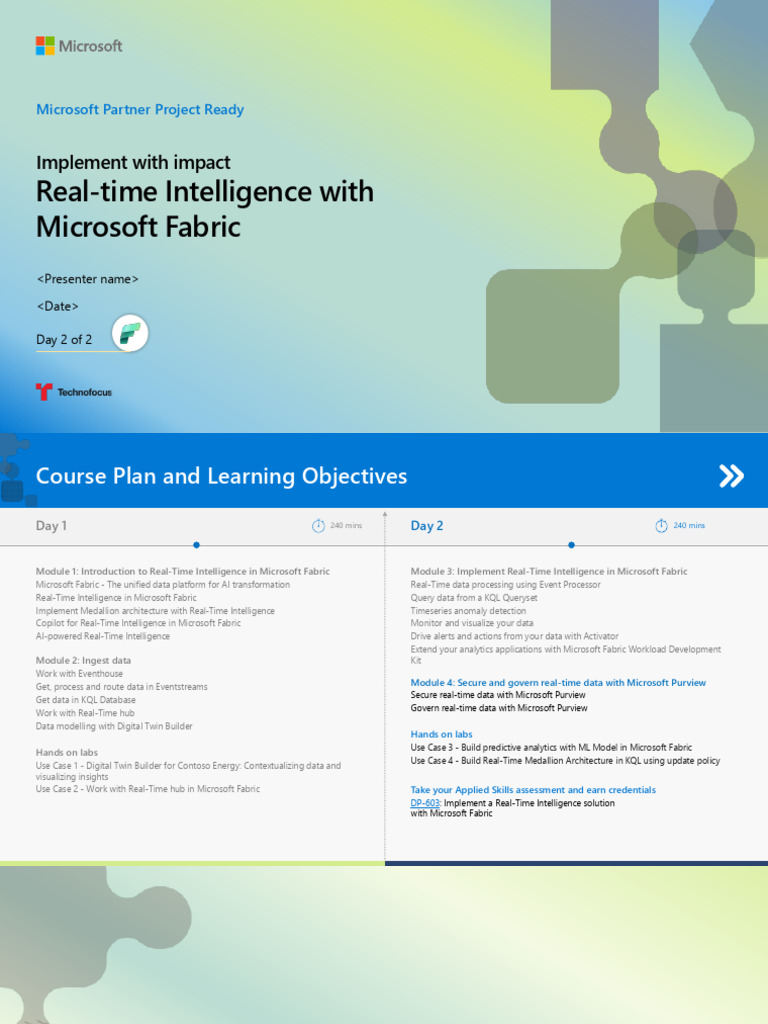 Real-Time Intelligence With Microsoft Fabric | PDF | Microsoft | Audit