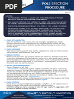 Erection of Poles | PDF