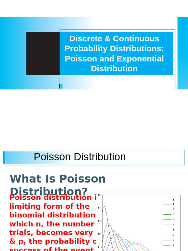 Poisson and Exponential Distribution | PDF | Probability Distribution | Probability Density Function