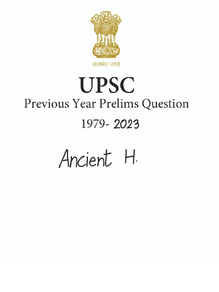 Ancient Indian History Quiz Questions | PDF | Ashoka