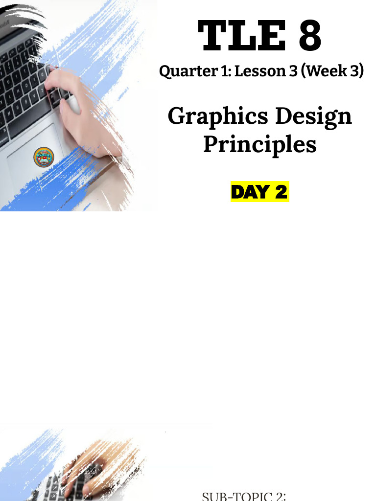 TLE 8 (Q1, WK 3 - Day 2) | PDF | Composition (Visual Arts)