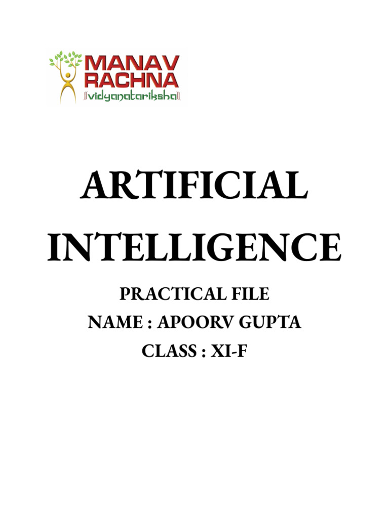 Artificial Intelligence Practicle File-2 | PDF