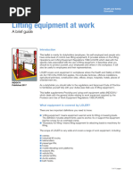 LOLER | PDF | Safety