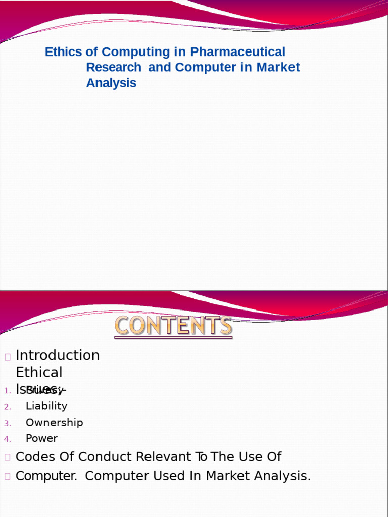 Ethical Computing in Pharma Research | PDF | Market (Economics) | Privacy