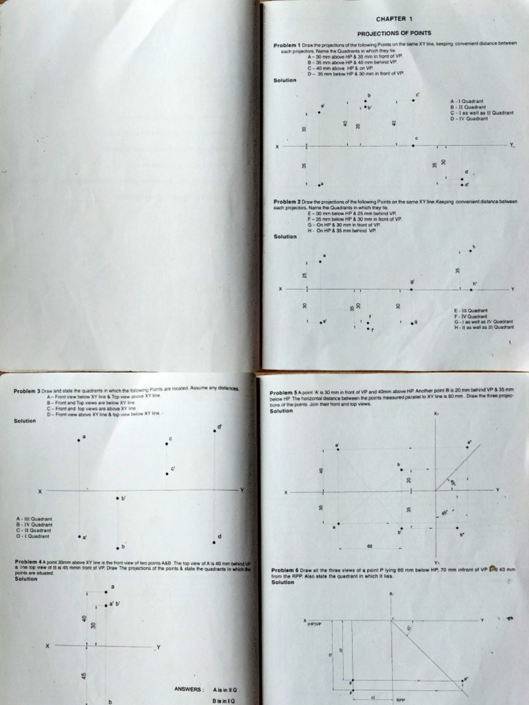 Comouter Aided Engineering Drawing | PDF | Orbital Inclination ...