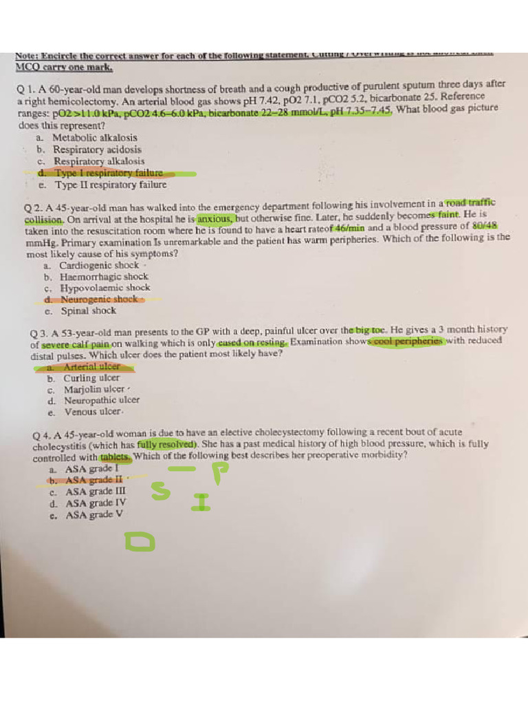 Hbs Bds Preproff G.S Solved MESAM | PDF