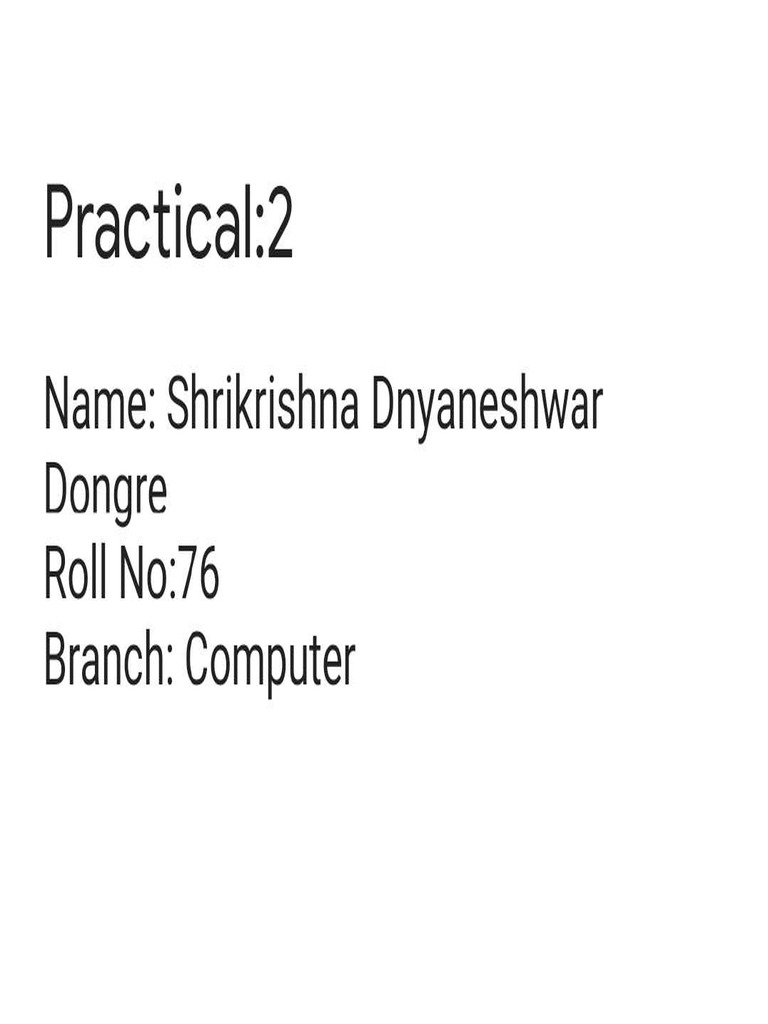 Pps 2 Assignment | PDF