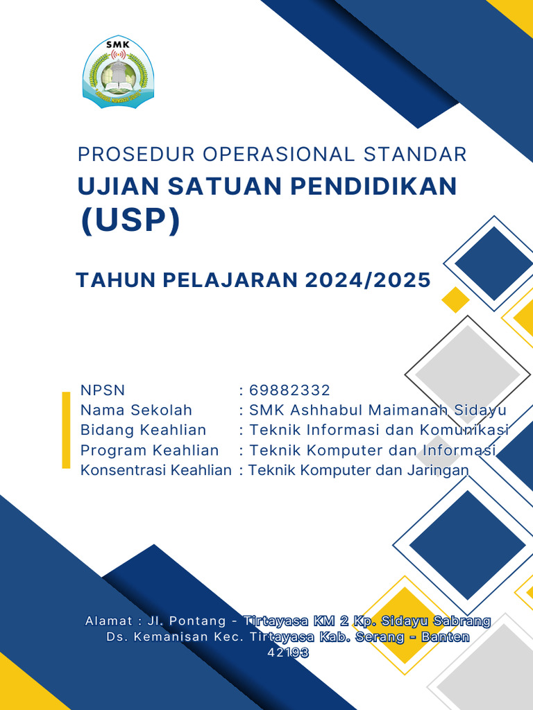 Cover Pos Usp 2024-2025 | PDF