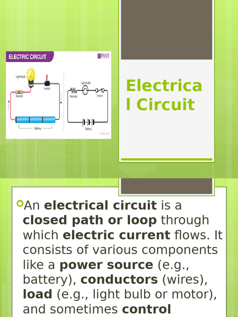 Electrical Circuit | PDF | Series And Parallel Circuits | Electrical ...