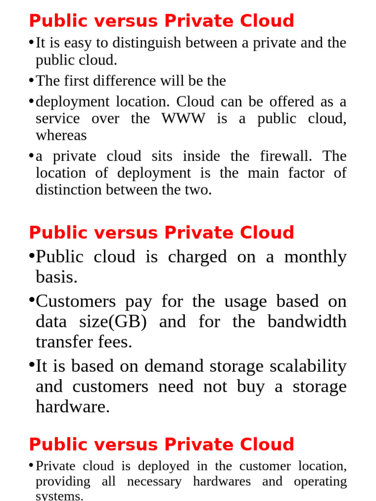CC Unit 2 - Public & Private C | PDF