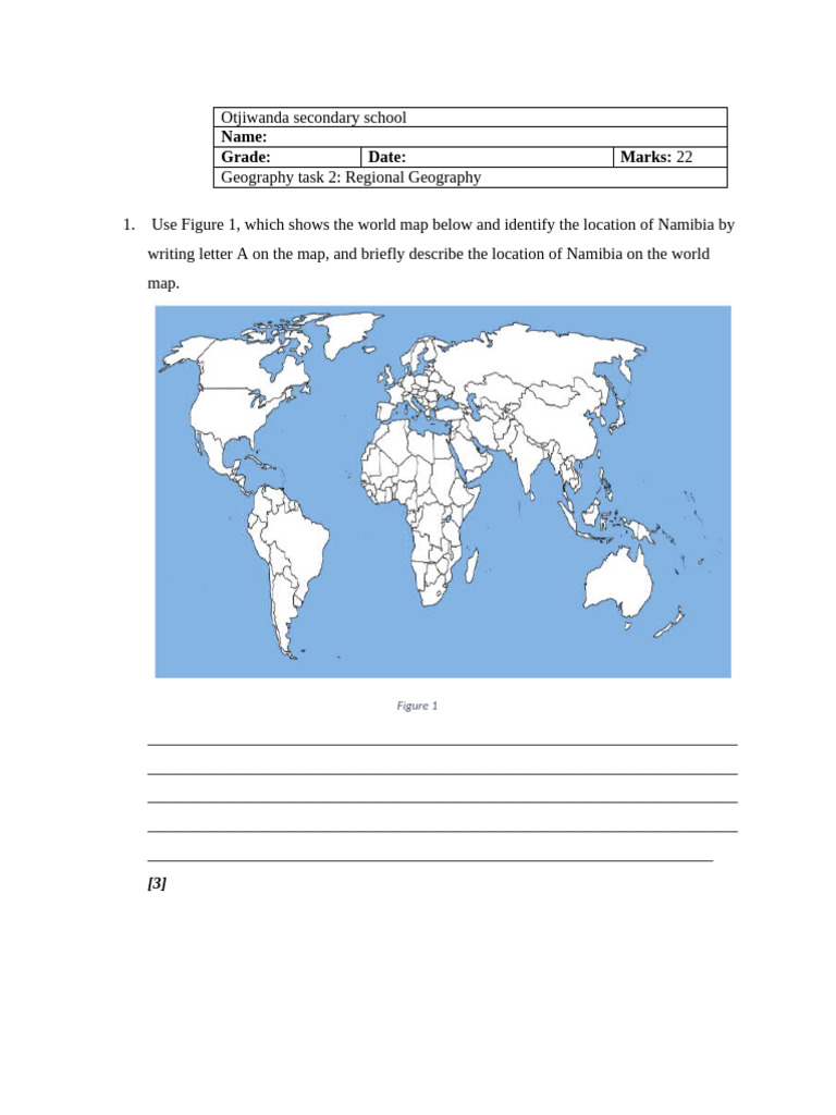 Namibia Regional Geography Task | PDF | Chess Openings | Chess